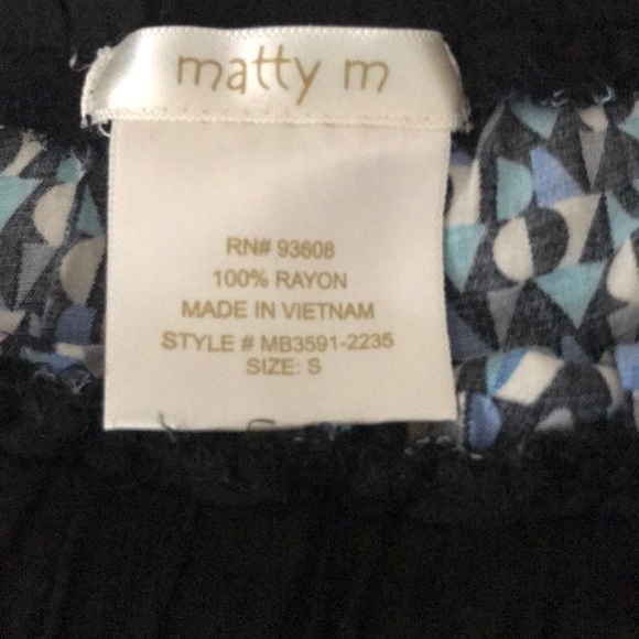 Matty M | Pants & Jumpsuits | Marty M Wide Leg Flowy Summer Pants ...